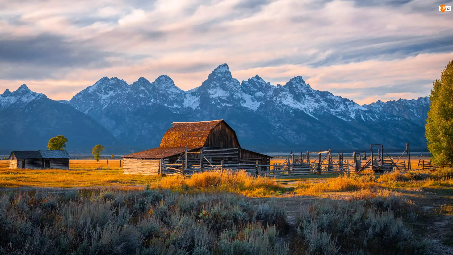 Park Narodowy Grand Teton Stodo a G ry Teton R
